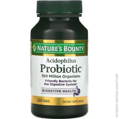 Специальная добавка Nature`S Bounty Пробиотик с ацидофильными ...