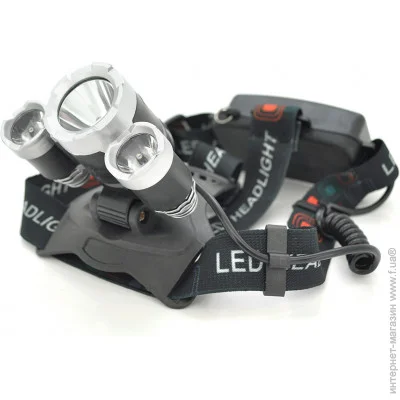 Фонарь налобный Voltronic RJ-3000-T6, Cree XML-T, 4 реж., 2x18650 ак-тор(нет в комплекте) купить ...