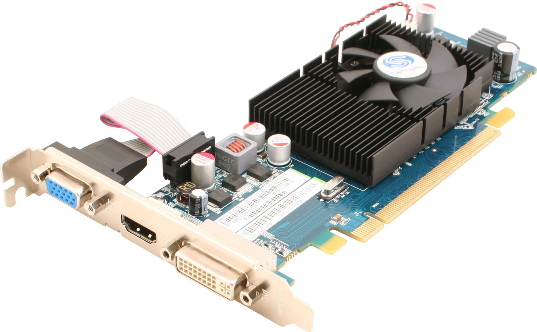 Видеокарта Sapphire Radeon HD4650 Hypermemory 512Mb, 64bit, DDR2 (11140-41-20R) - купить ...