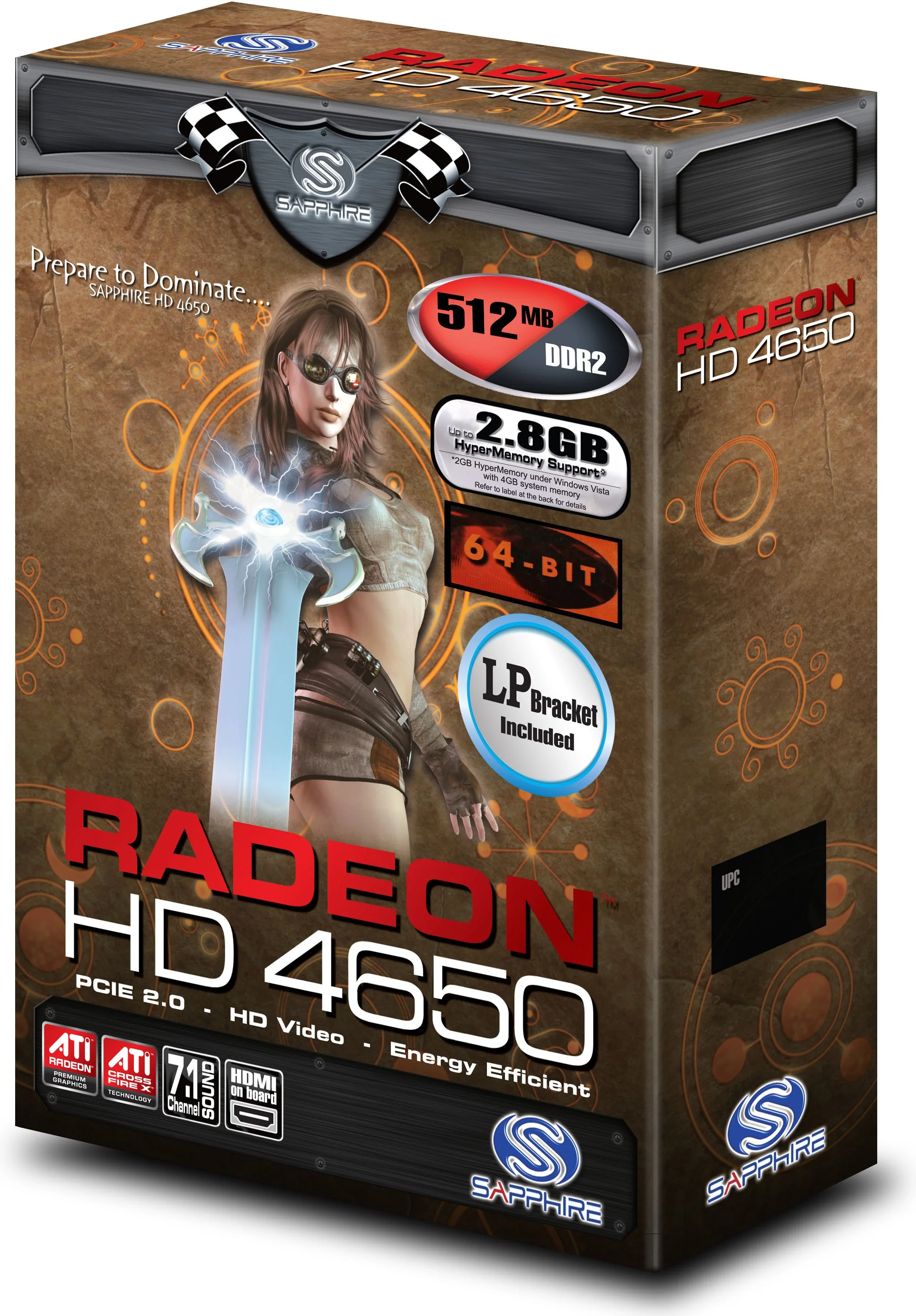ᐈ Купить SAPPHIRE Radeon HD4650 Hypermemory 512Mb, 64bit, DDR2 — ЦЕНА Снижена — SAPPHIRE Radeon ...